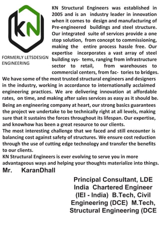 KN Structural Engineers | PDF | Construction Industry | Industries