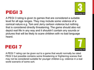 P1 e – video games regulations | PPTX