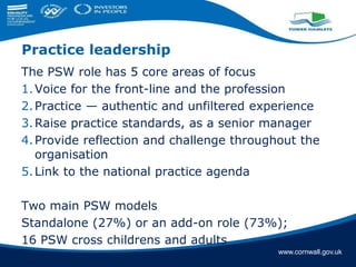 The Principal Child and Family Social Worker: A Munro Review ...