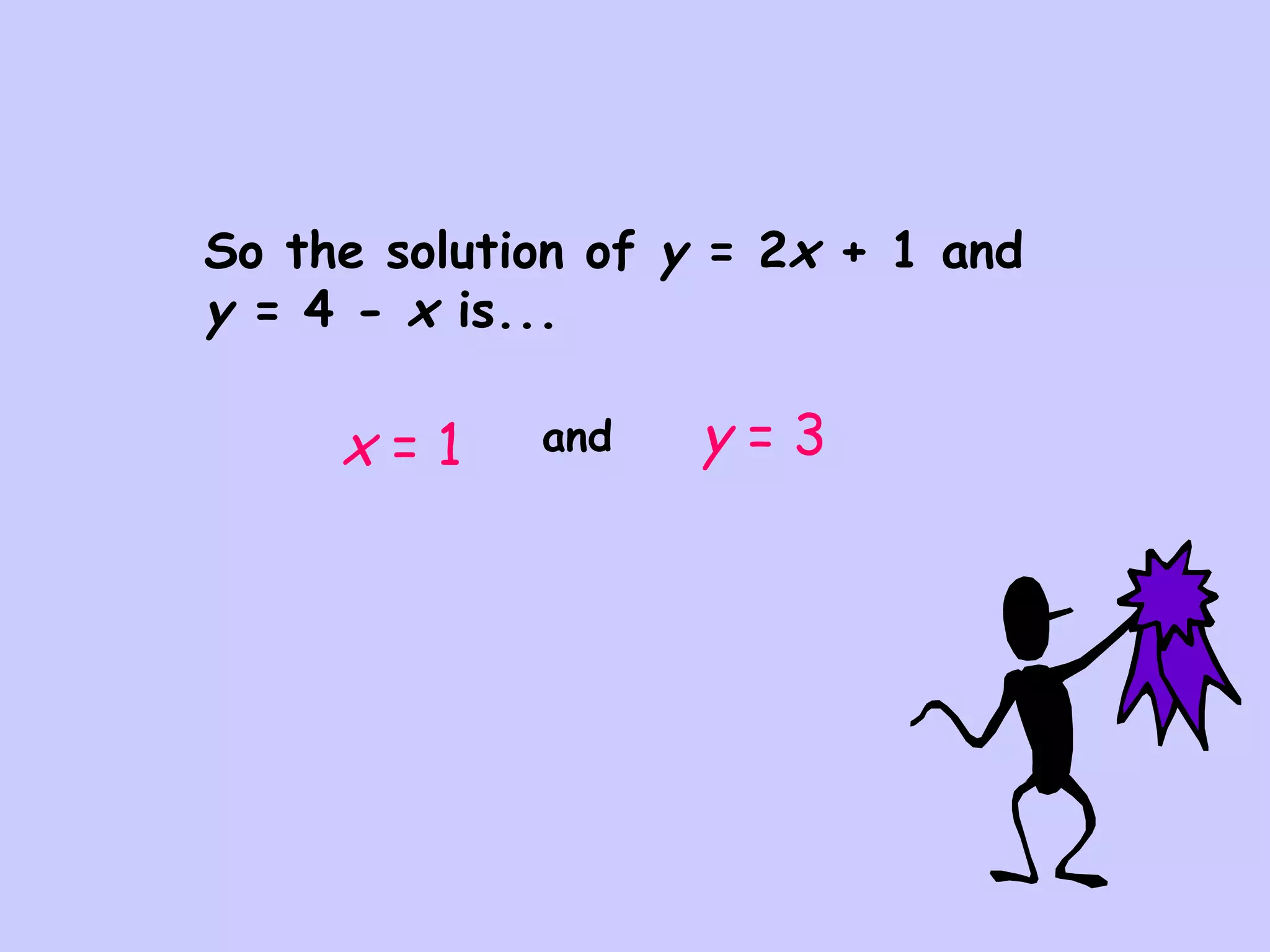 P1 graphical simultaneousequations | PPT