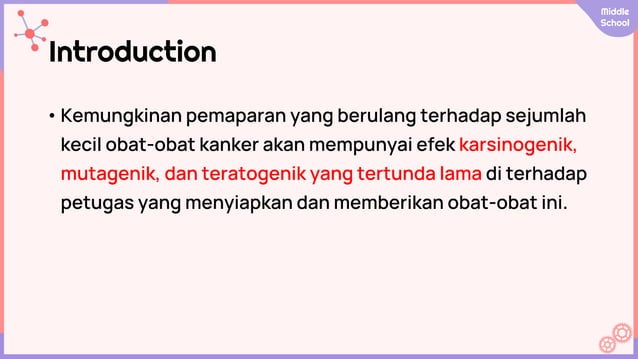 Handling sitostatika dan pencampuran aseptis (iv admixture) | PDF