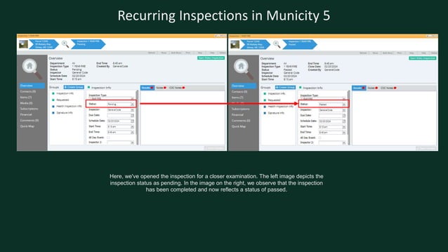 P1 Inspection Types in Municity 5 Smartsheet | PPT