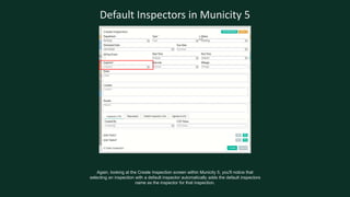 P1 Inspection Types in Municity 5 Smartsheet | PPSX
