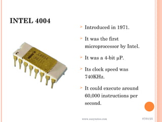 P1_Evolution of Intel Microprocessors - PART1.ppt