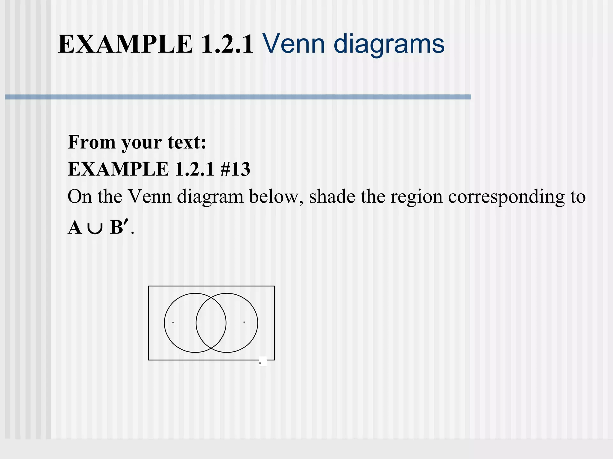 sets and venn diagrams | PPS