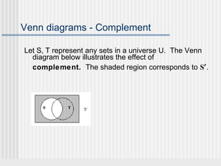 Sets And Venn Diagrams | Pps