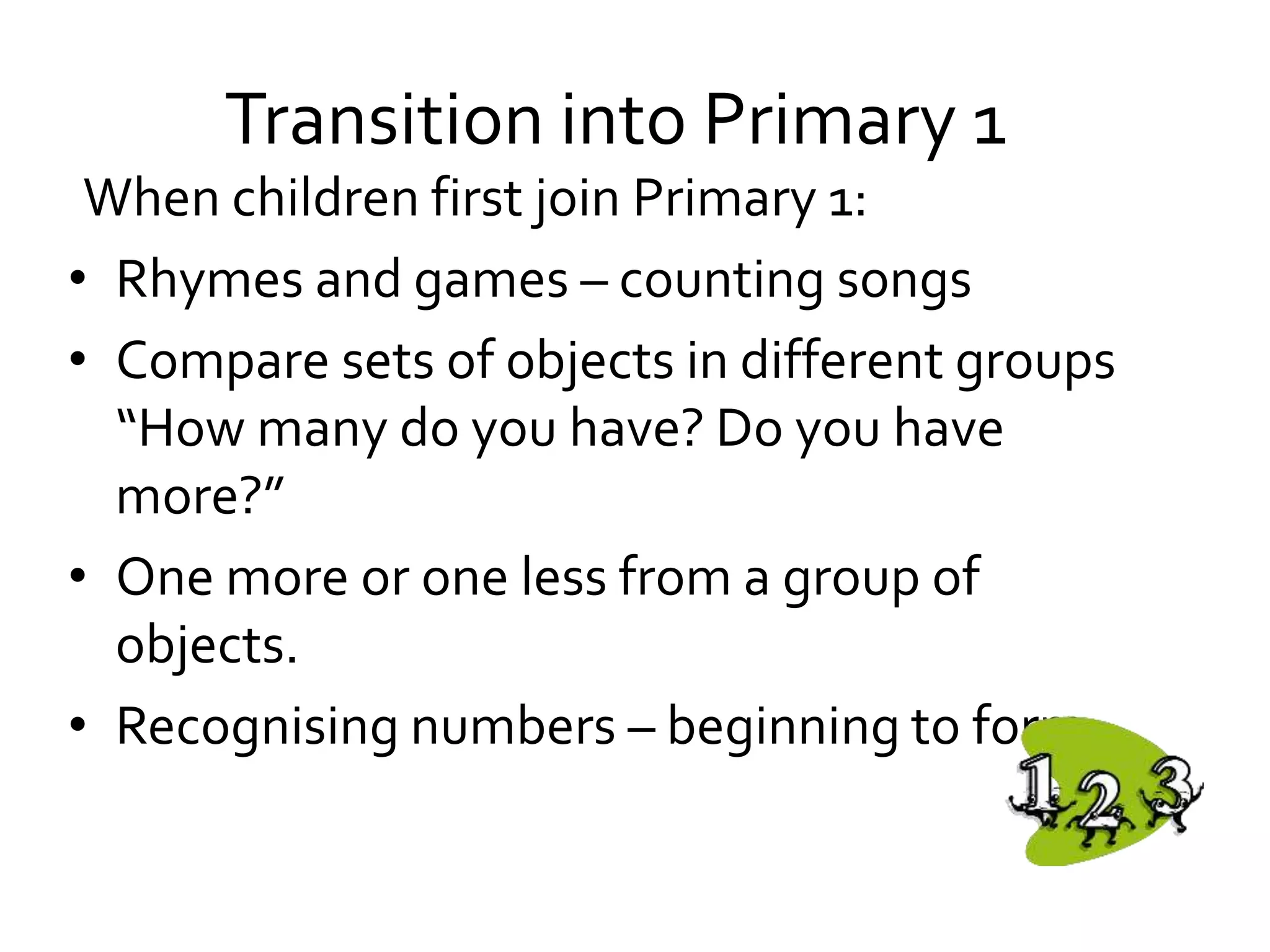 P1 numeracy powerpoint 5 june 2018 (1) | PPTX
