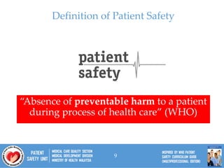 P1 PATIENT SAFETY CONCEPT HOUSEMANSHIP MALAYSIA | PDF