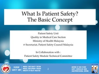 P1 PATIENT SAFETY CONCEPT HOUSEMANSHIP MALAYSIA | PPT