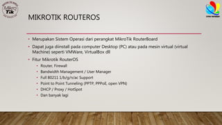 P1 pengenalan mikrotik | PPT