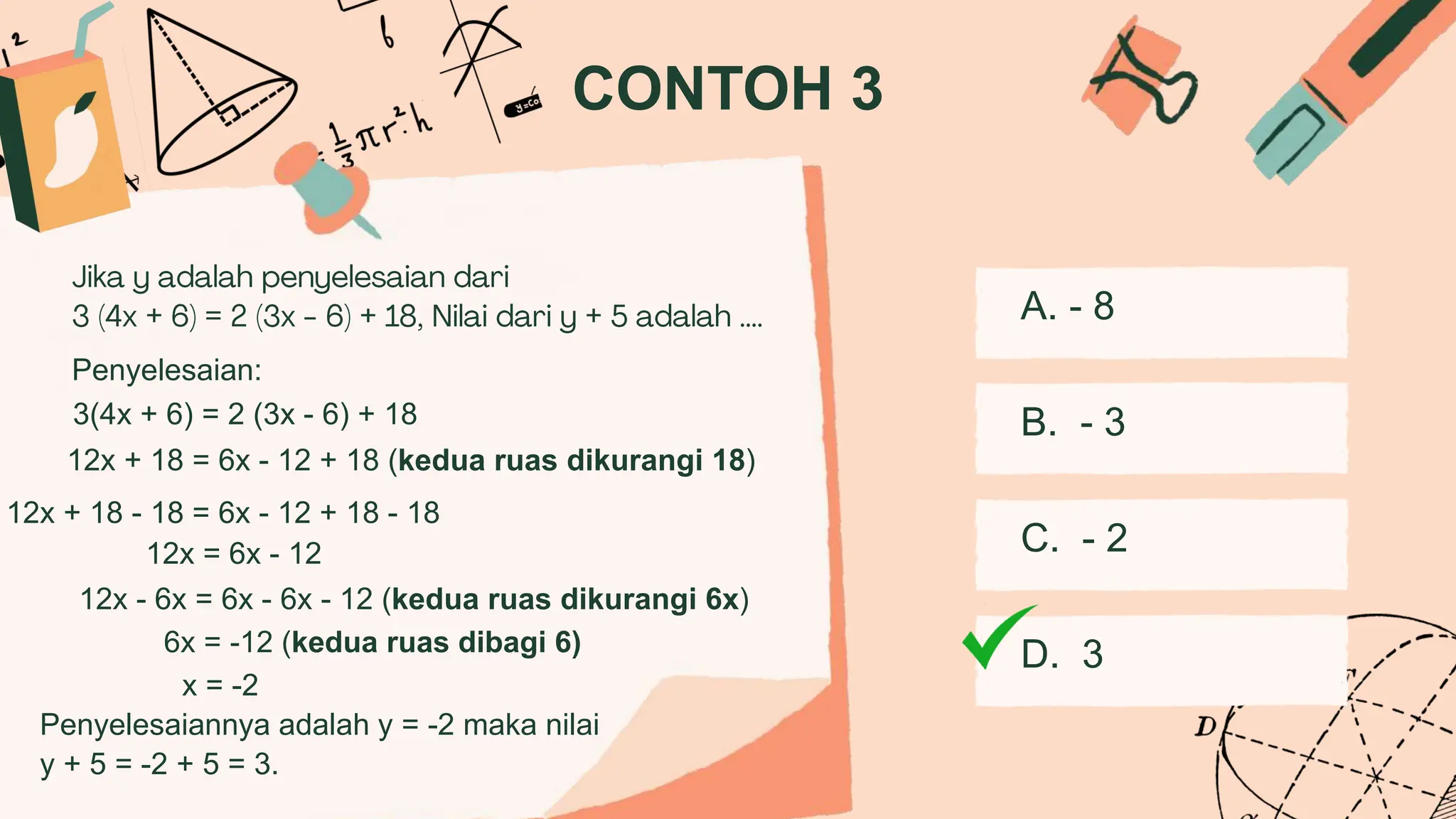 P 1 PLSV(Persamaan linear satu variabel) dan PtLSV (Pertidaksamaan ...