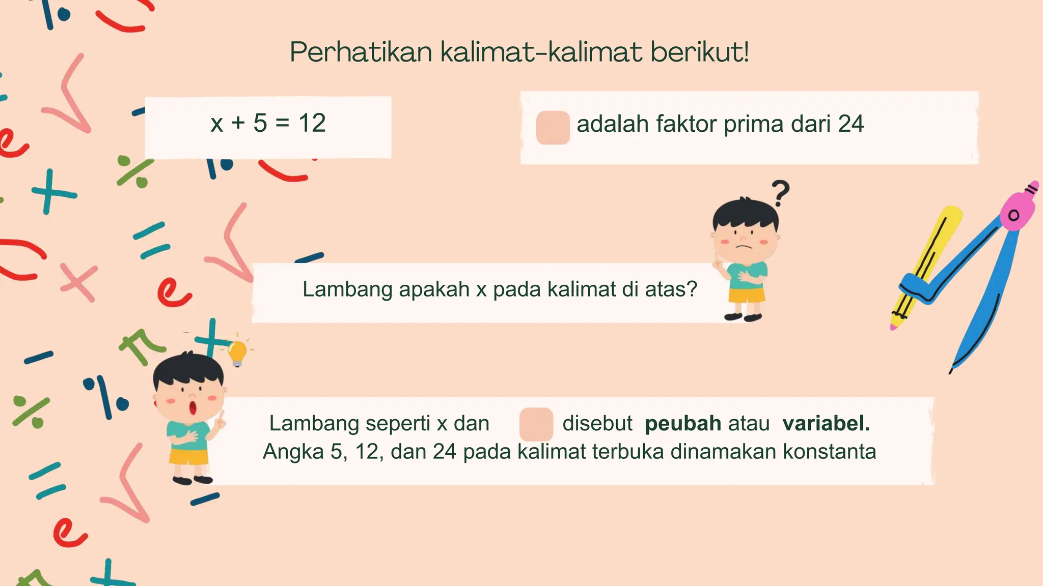P 1 PLSV(Persamaan linear satu variabel) dan PtLSV (Pertidaksamaan ...