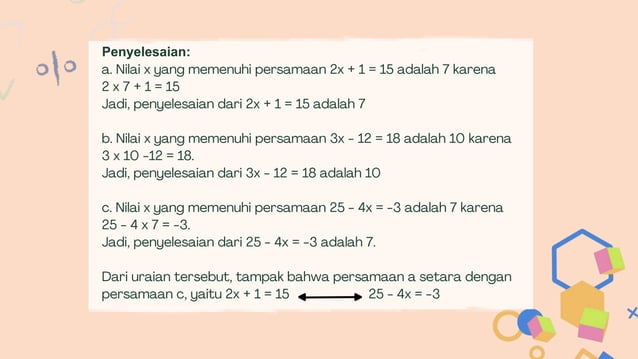 P 1 PLSV(Persamaan linear satu variabel) dan PtLSV (Pertidaksamaan ...