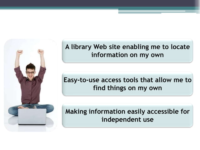 What do they want now? Qualitative regrounding of the LibQUAL+ survey. | PPTX | Technology ...