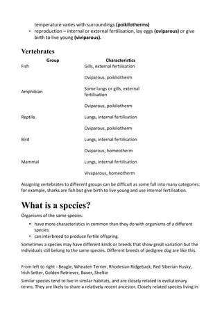 Classification and kingdoms | PDF