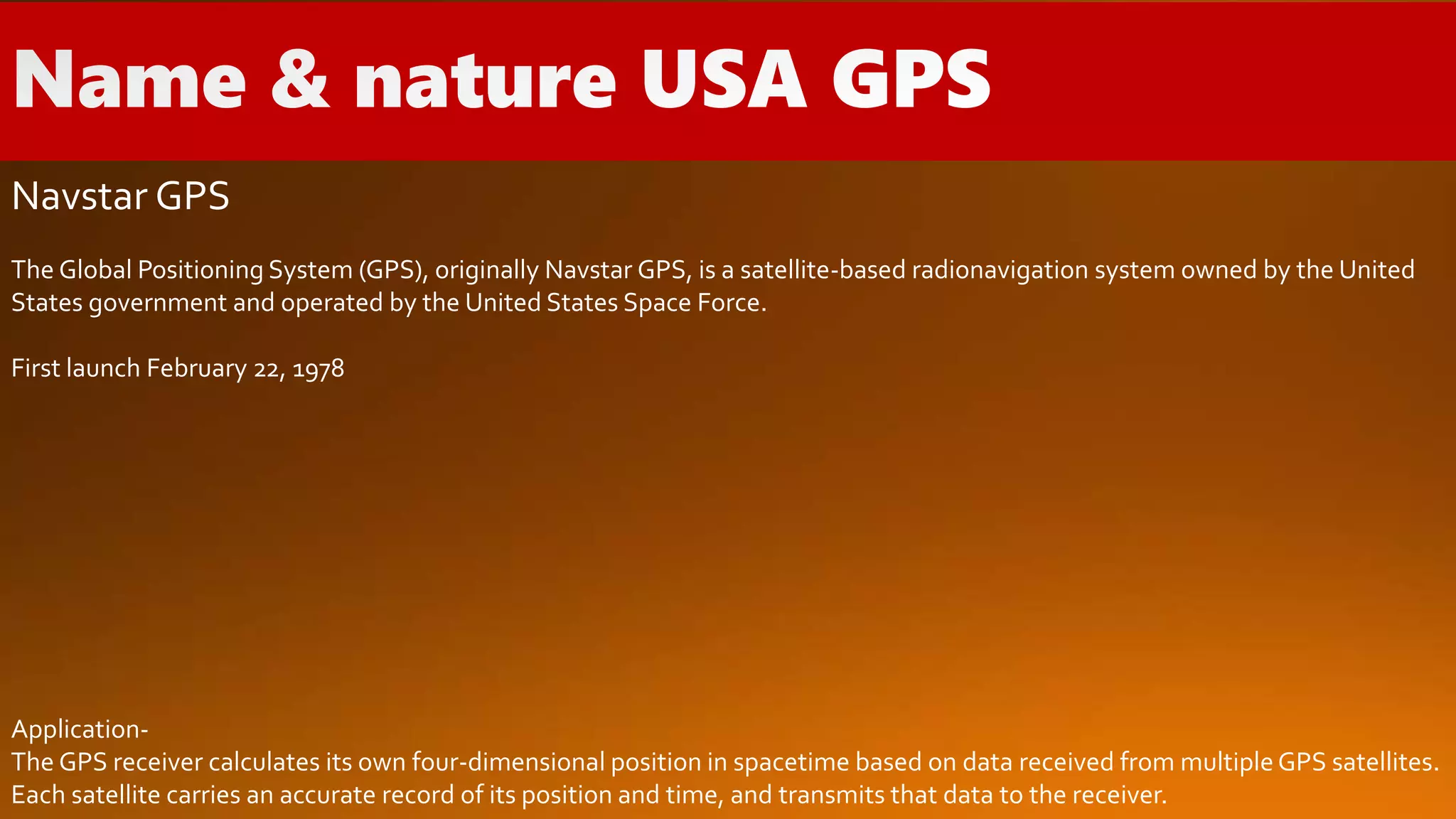 GPS HISTORY | PPTX