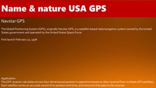 GPS HISTORY | PPTX