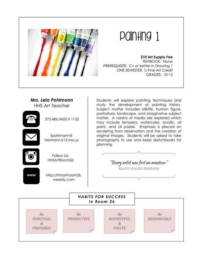 P1 syllabus | PDF