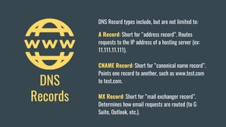 P1WS Lunch & Learn: How the Web Works | PPT