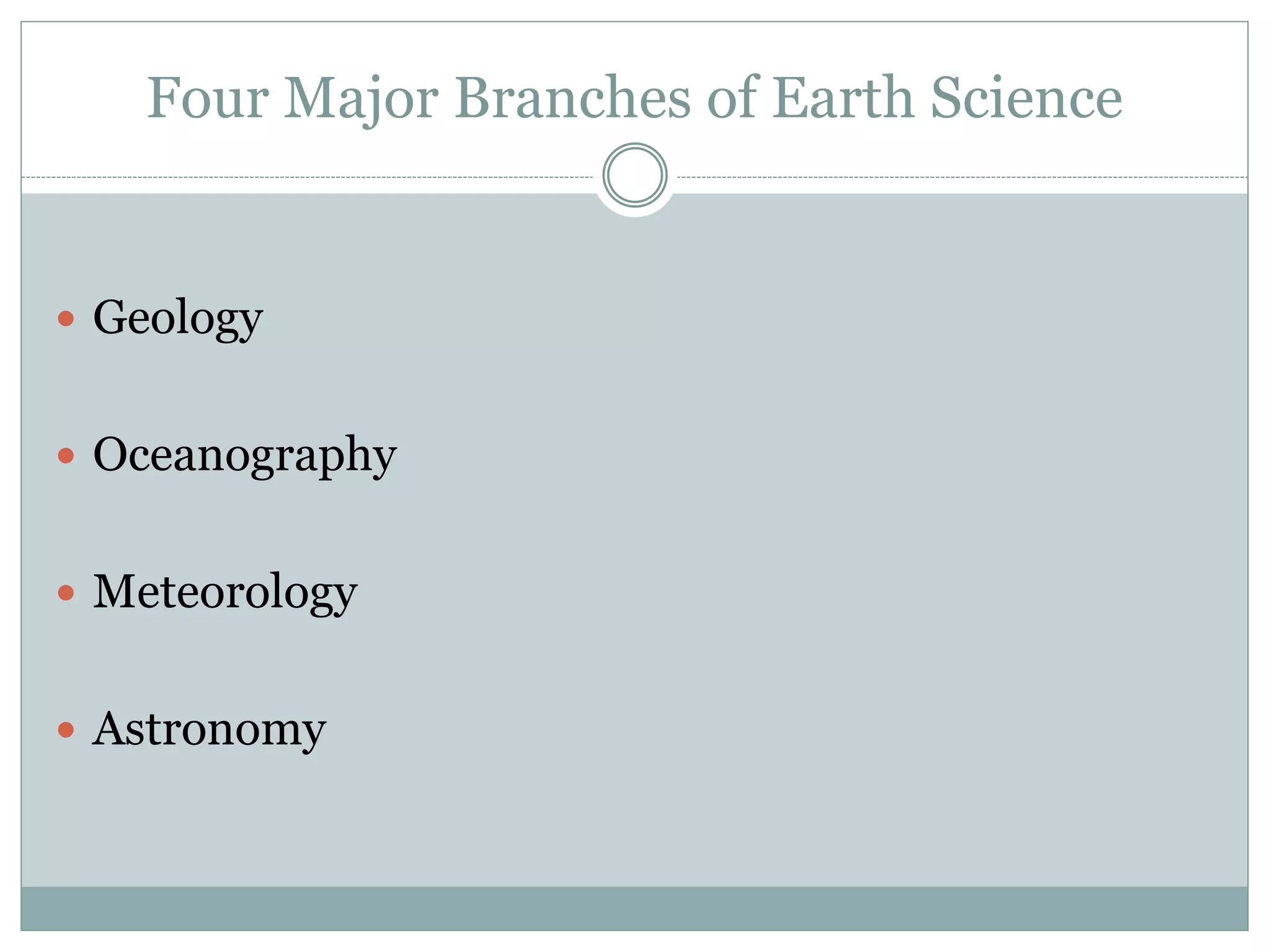 P2.1 Branches of Earth Science | PPTX