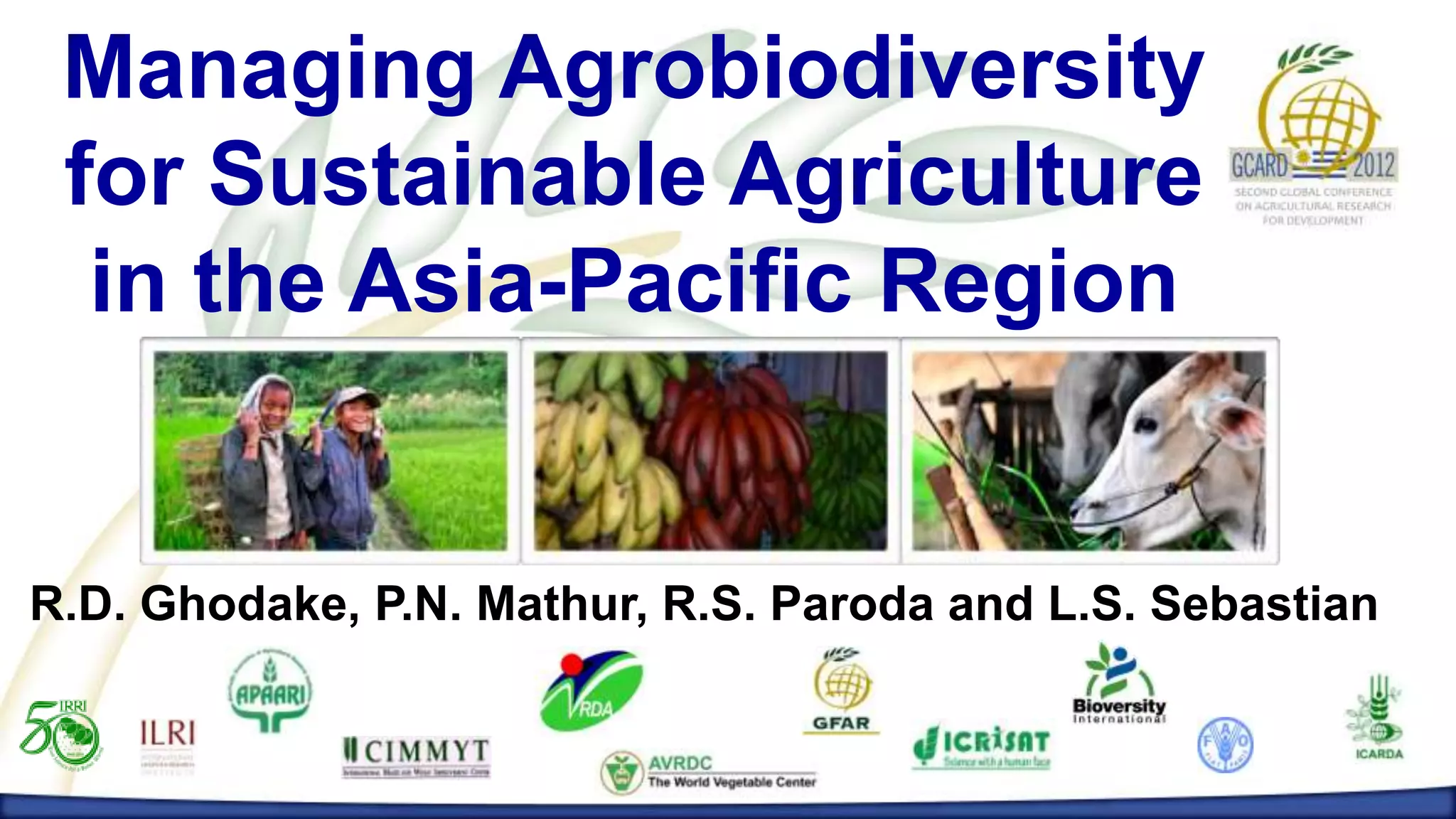 P2.1. Managing Agrobiodiversity for Sustainable Agriculture in the Asia ...