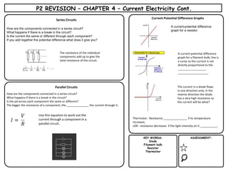 P2.3 p2.4 lesson 4 resistance & ohm's law | PPT
