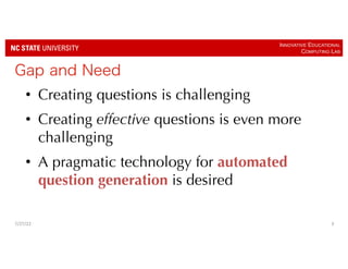 Automatic Question Generation for Evidence-based Online Courseware ...