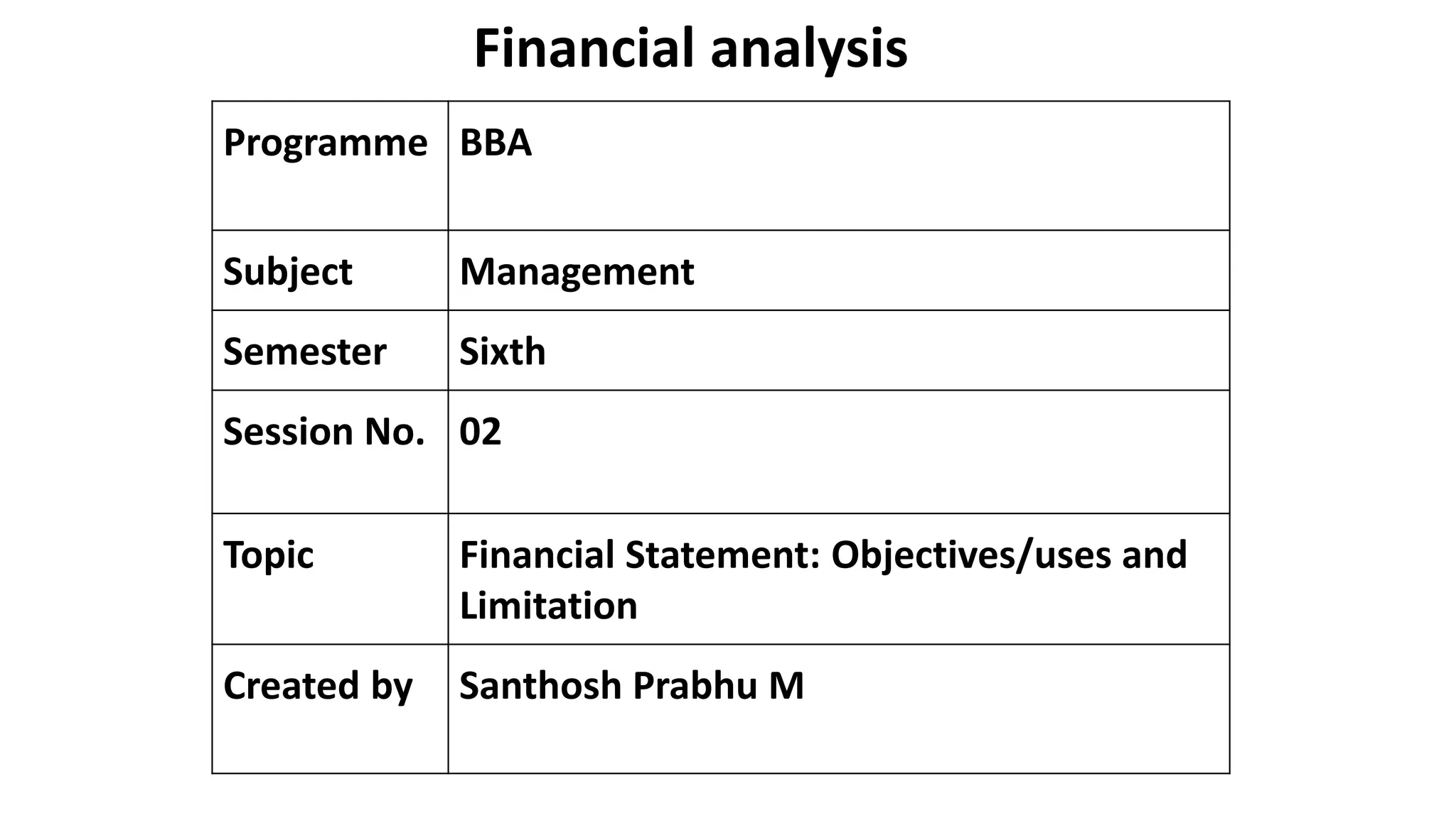 Financial analysis Types of analysis statement | PPTX | Business ...