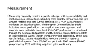 circular economy and its measurement procedure | PPTX