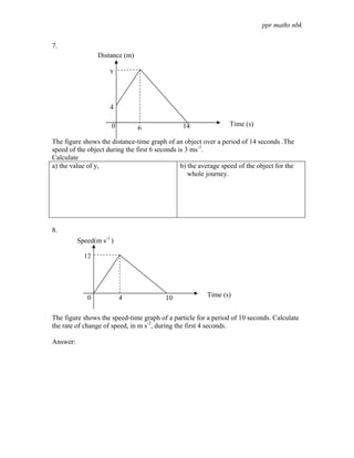 P2 Area Under A Graph Modul | PDF