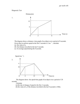 P2 Area Under A Graph Modul | PDF