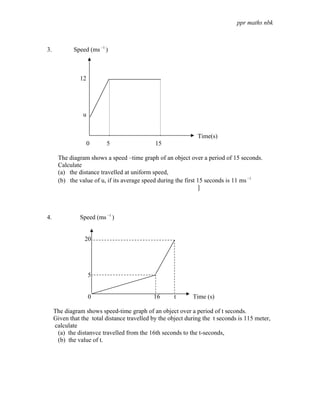 P2 Area Under A Graph Modul | PDF