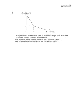 P2 Area Under A Graph Modul | PDF