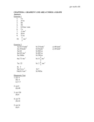 P2 Area Under A Graph Modul | PDF