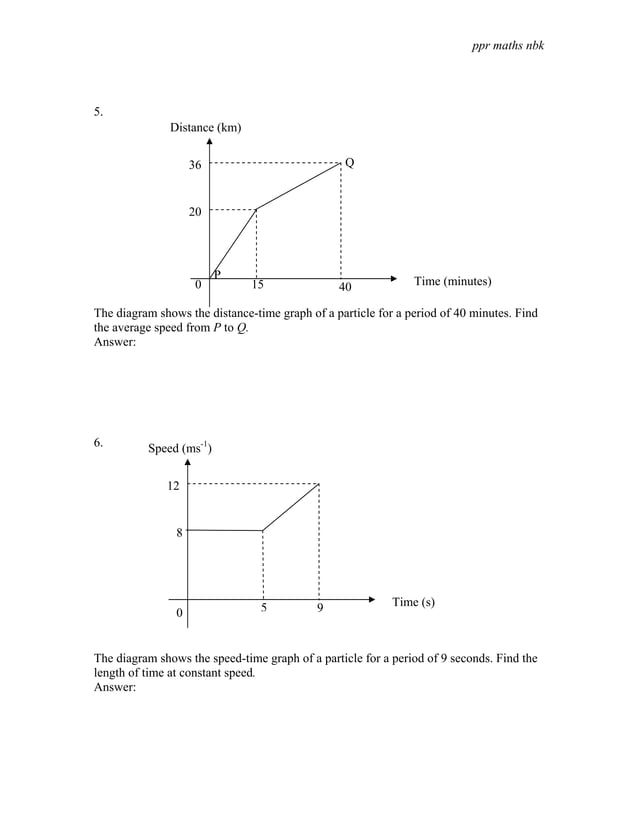 P2 Area Under A Graph Modul | PDF