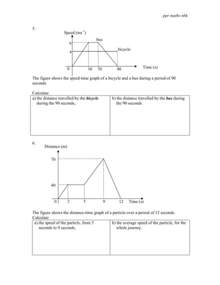 P2 Area Under A Graph Modul | PDF