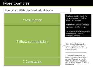 Algebraic Methods Prove by contradiction using simplification of ...