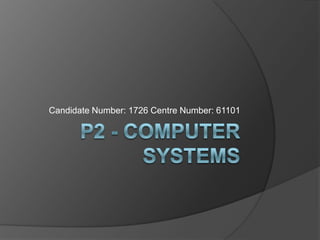 P2 computer systems | PPTX