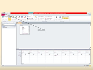 IGCSE ICT (0417) P2 data manipulation using Access | PPT