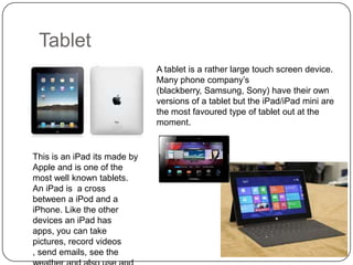 P2 describe the purpose of different types of | PPT