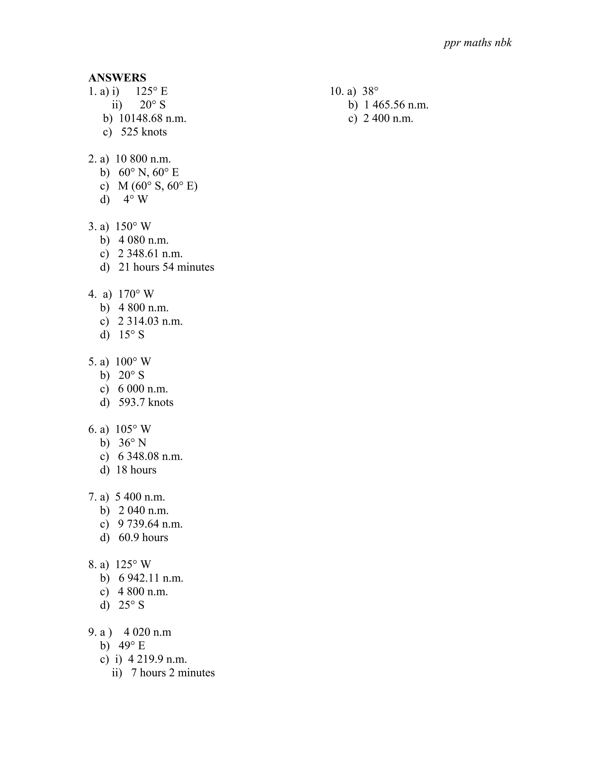 P2 Earth As A Sphere Test | PDF | Geography | Science