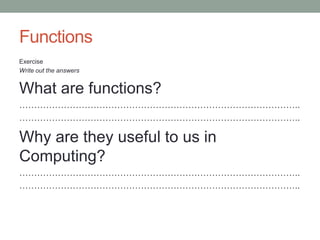 P2 functions and equations from a graph questions | PPT