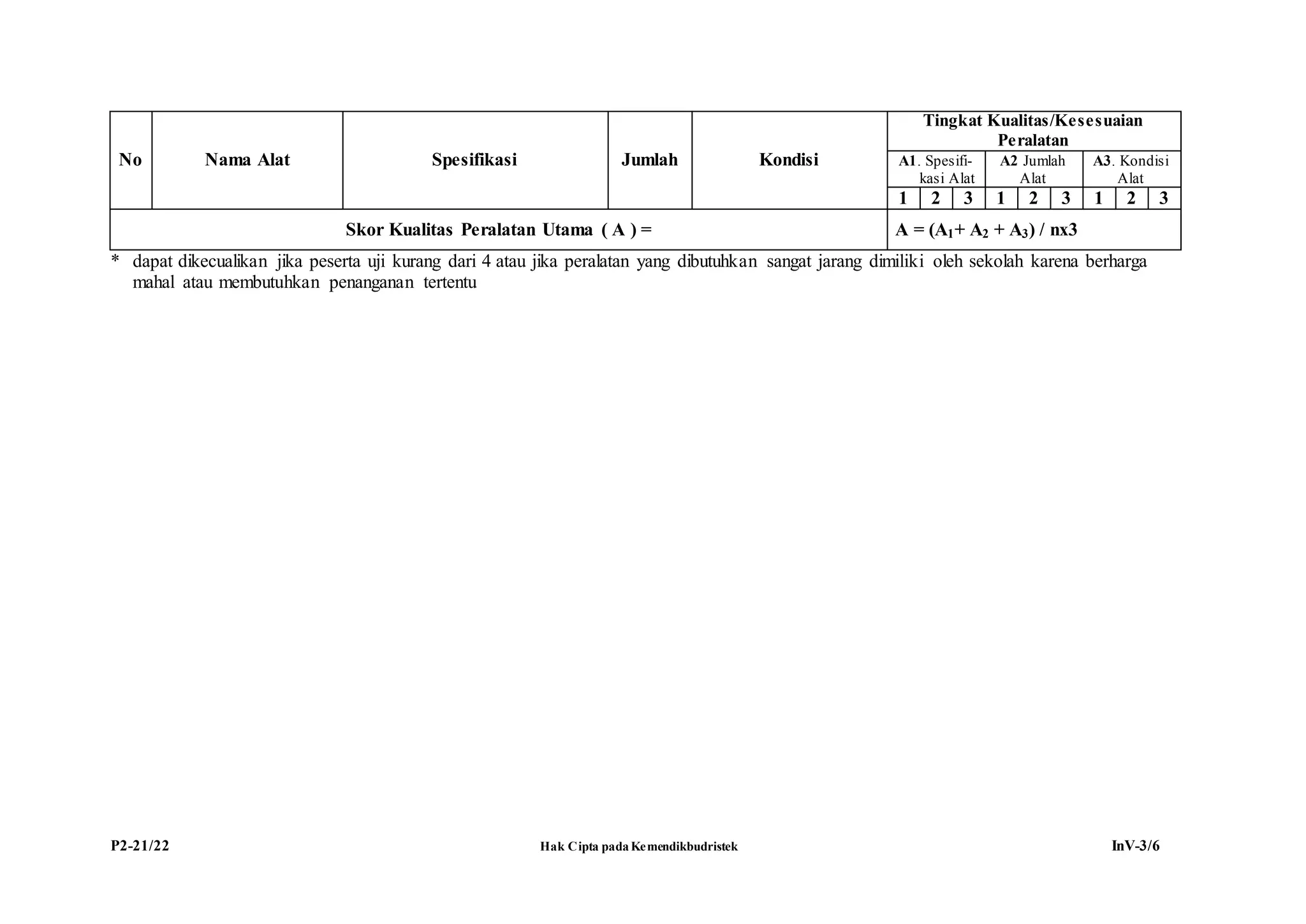 P2 instrumen verifikasi tuk | PDF
