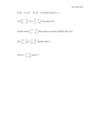 P2 Matrices Modul | PDF | Physics | Science