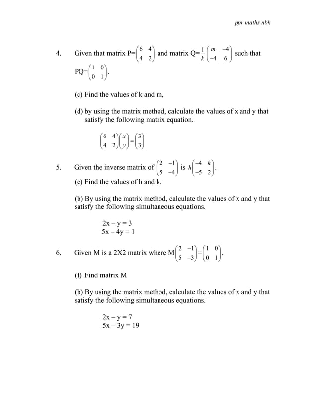 P2 Matrices Modul | PDF | Physics | Science