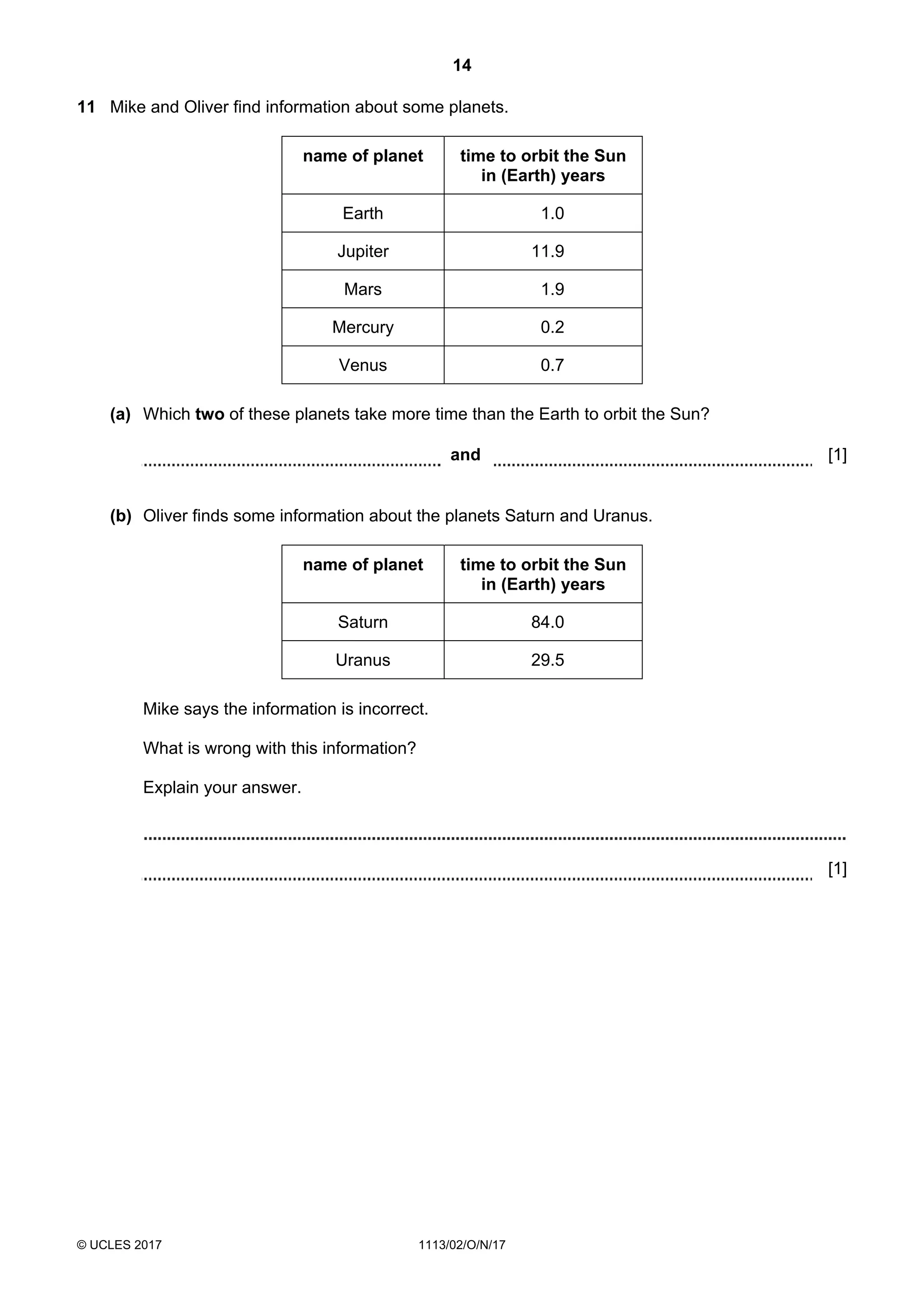 Cambridge Lower Secondary Checkpoint Past Paper P2 October-2017-science ...