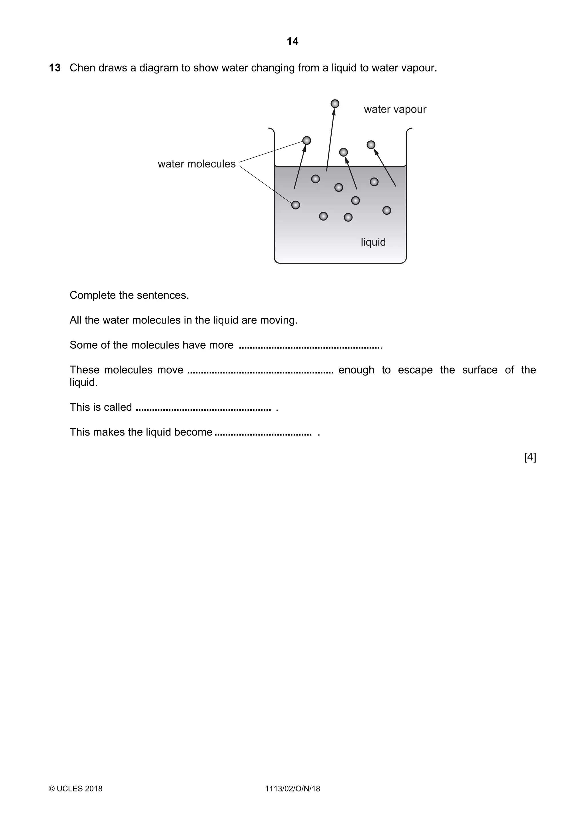 Cambridge Lower Secondary Checkpoint Past Paper P2 october-2018-science ...
