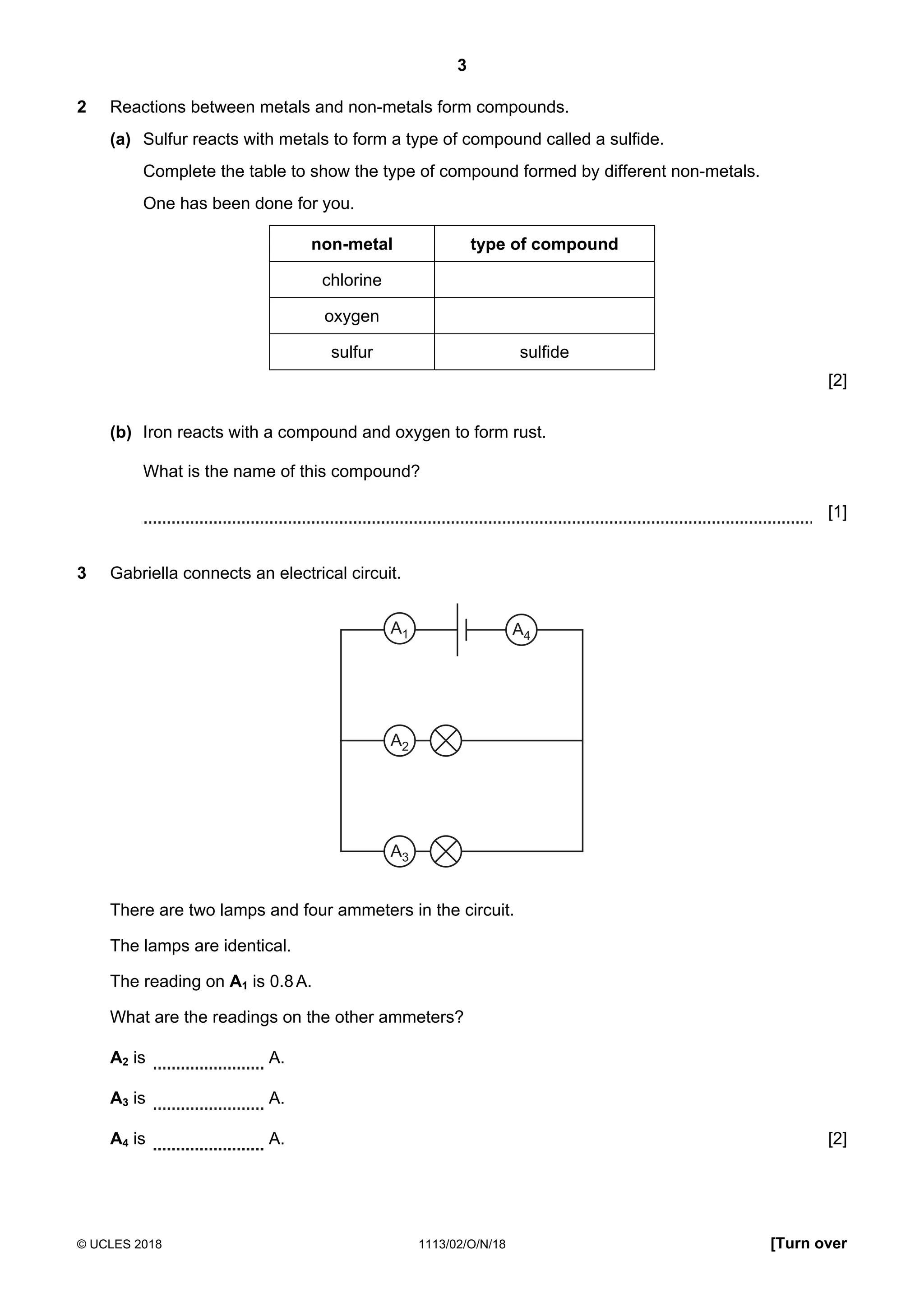 Cambridge Lower Secondary Checkpoint Past Paper P2 october-2018-science ...