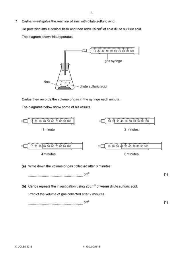 Cambridge Lower Secondary Checkpoint Past Paper P2 october-2018-science ...