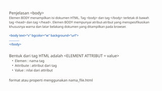 P2 - Pengenalan Web Development Dan HTML.pptx